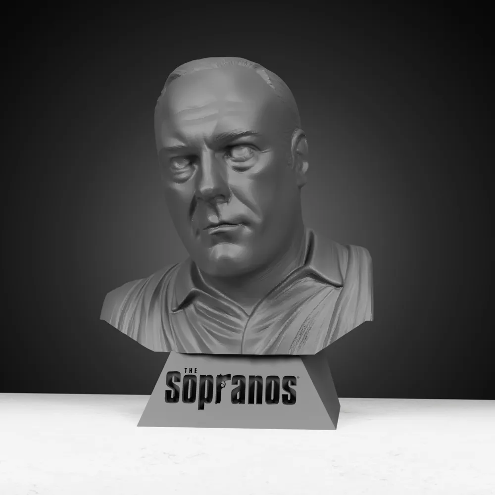 Tony Soprano - The Sopranos Bust Statue - Free 3D Print Model - MakerWorld