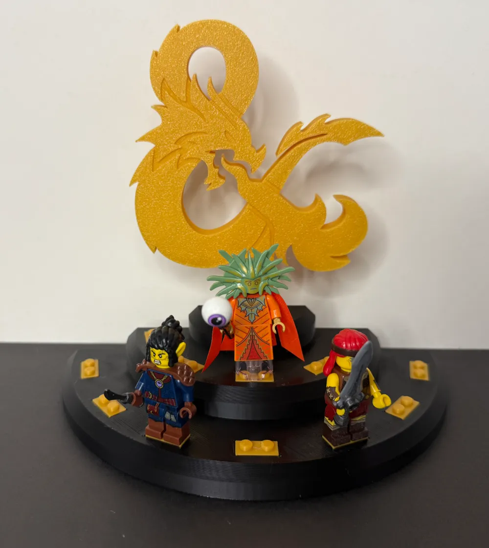 D&D Minifigure Display Stand by The Elemental Brick - MakerWorld