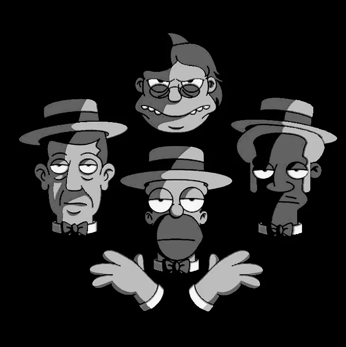 The Be Sharps / The Simpsons / Wall Art / 2d Art by 3D Prints This Week ...