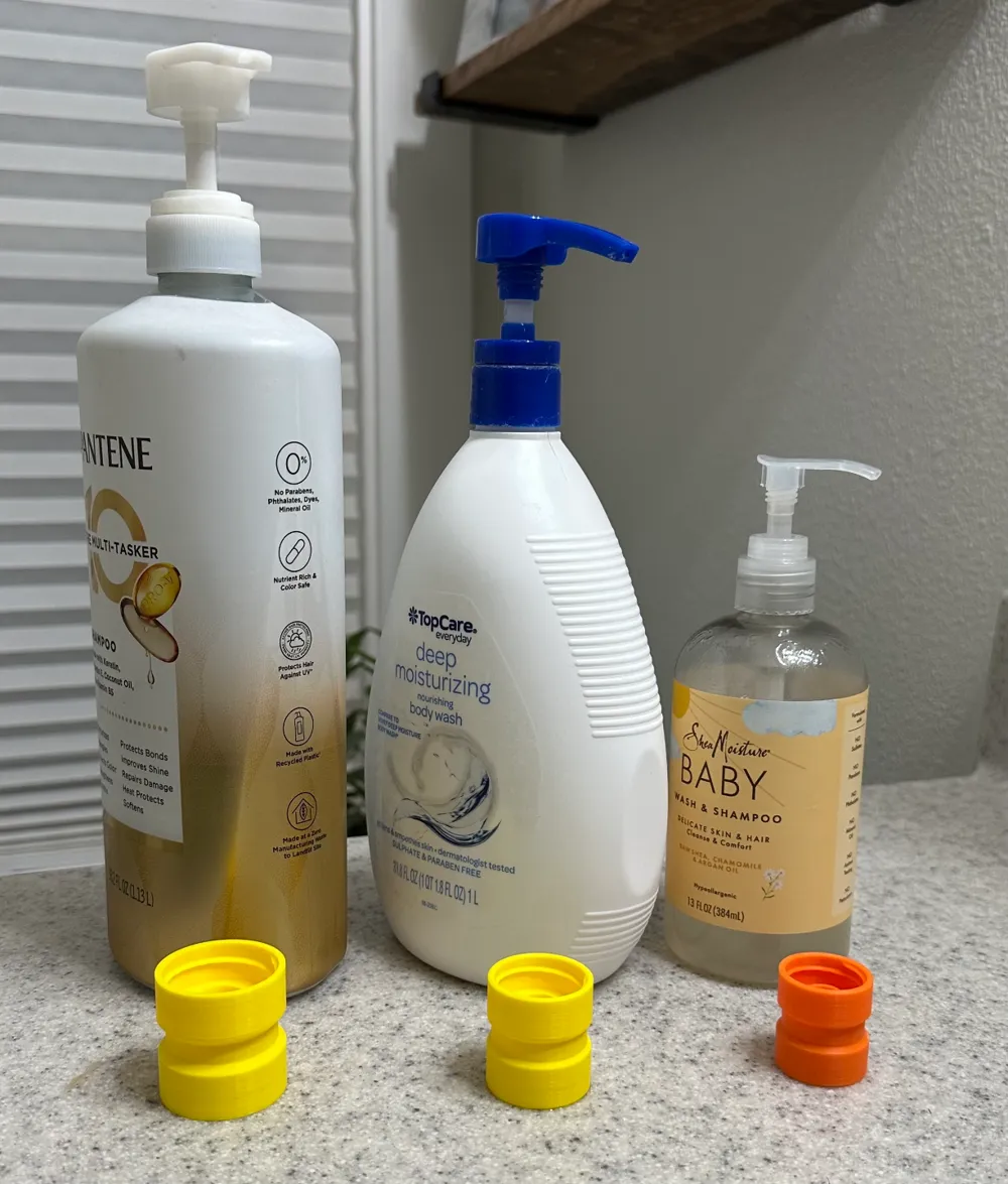 Bottle Transfer Caps (3 common sizes) by dfreshkremer MakerWorld ...