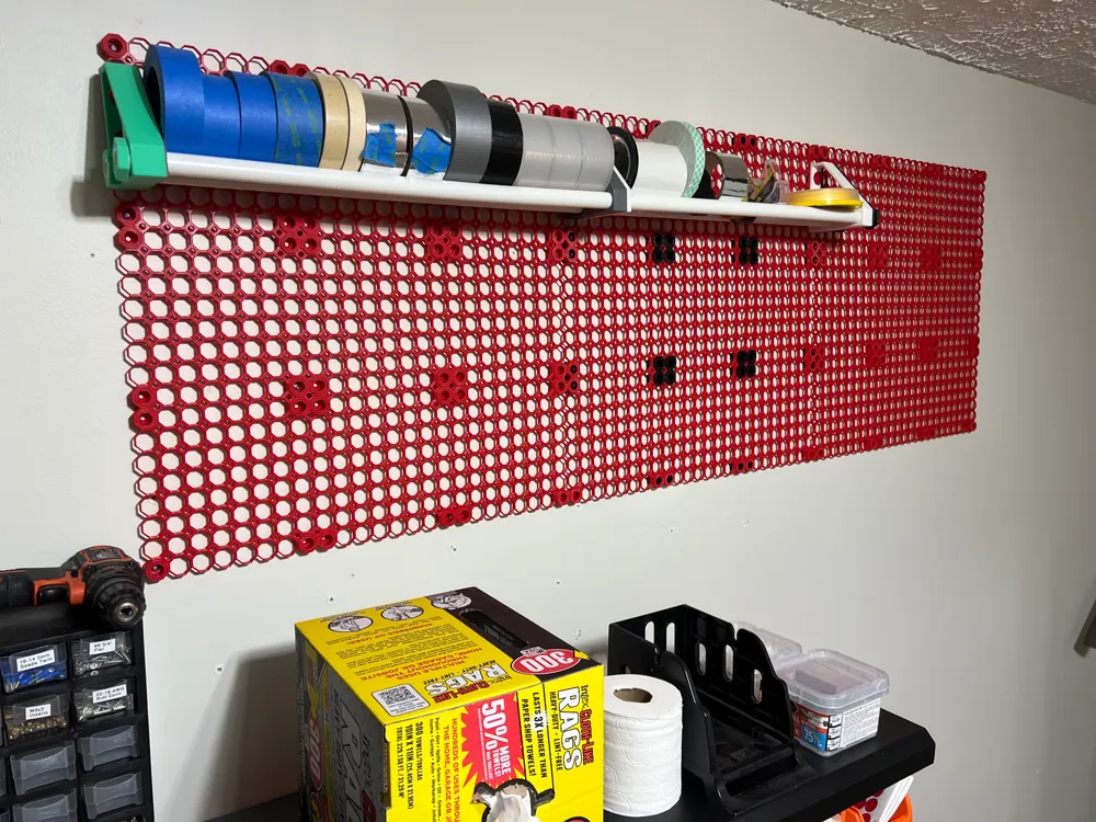 Multiboard Tape Roll Storage Rack by Daboo Designs LLC - MakerWorld