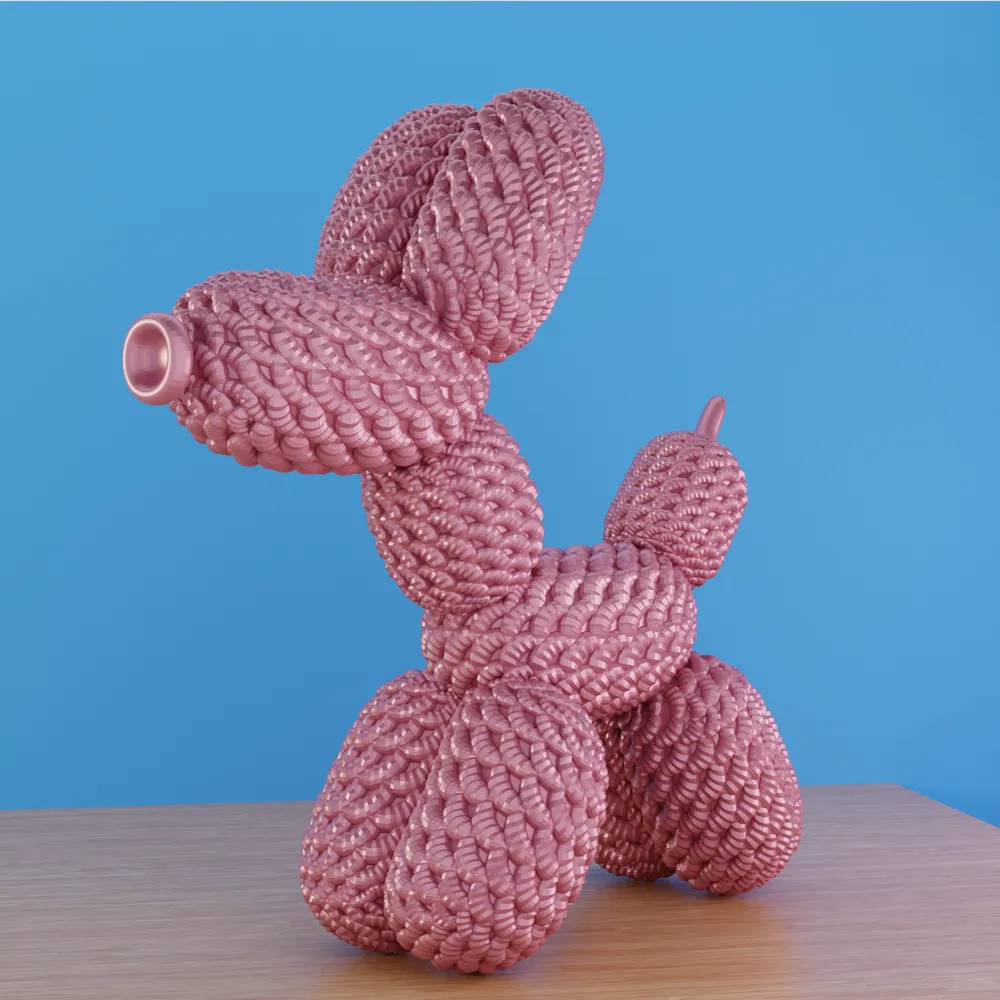 Crochet Effect Balloon Dog by NaraaPrints MakerWorld: Download Free 3D ...