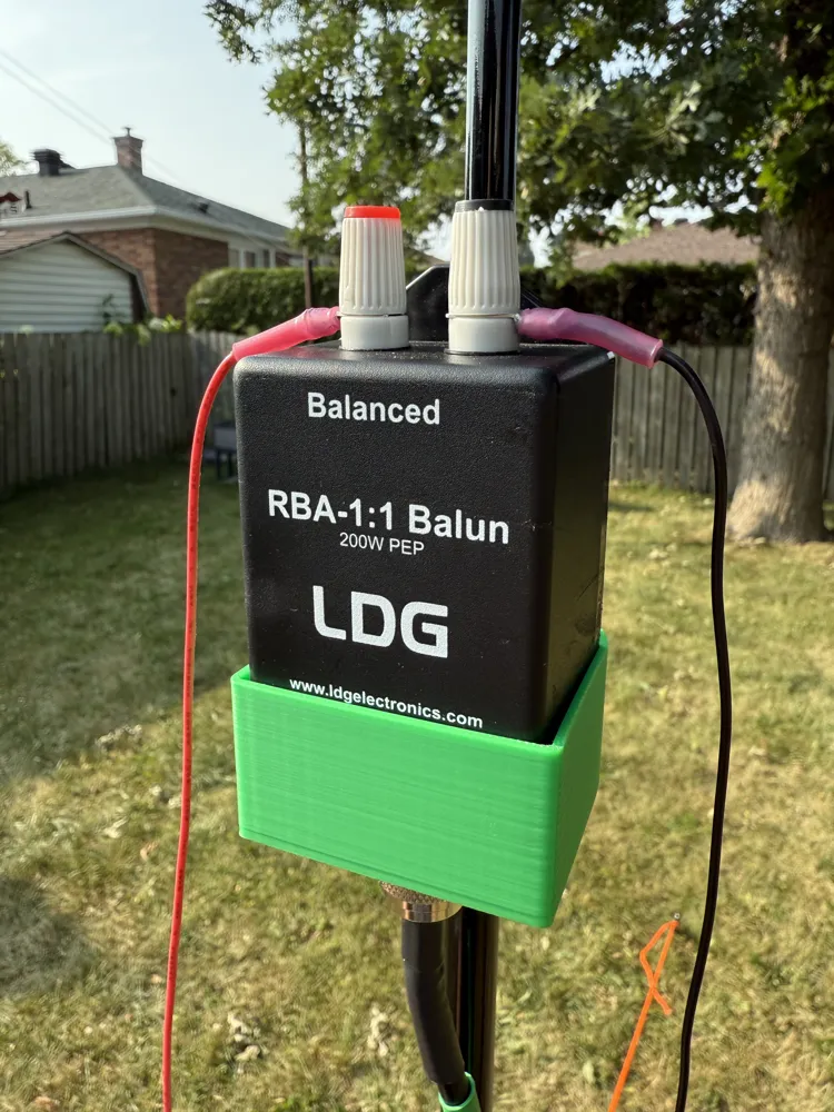 LDG Balun Mast Holder/Mount by Phil MakerWorld: Download Free 3D Models