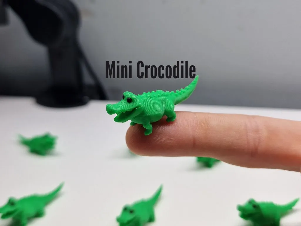 Mini Crocodile Fidget - Micro Zoo - Free 3D Print Model - MakerWorld