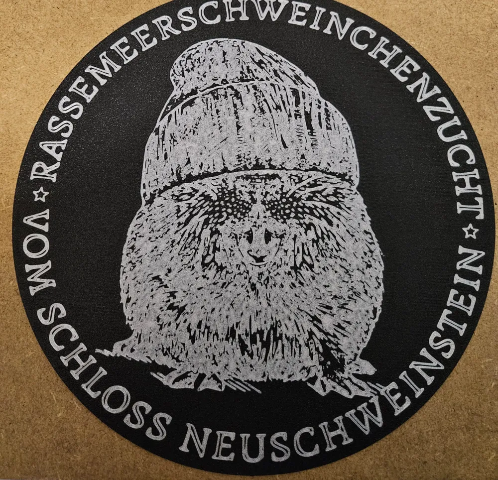 Guinea Pig Door Sign from Neuschwein Castle by Ralle - MakerWorld