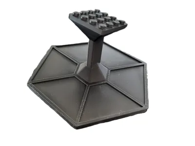 Angled 4x4 Star Wars Brick (LEGOs) Ship Stand by Kennen3D MakerWorld ...