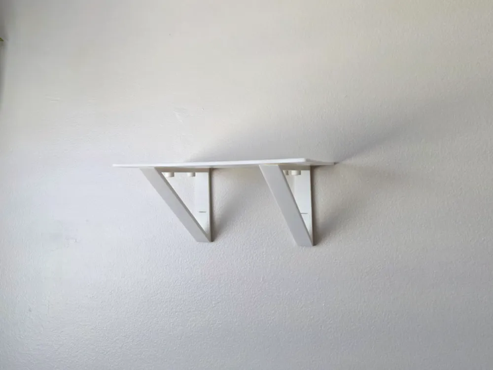 Small Wall Shelf - Screwless 6.5in X 7.5in by NPD - MakerWorld