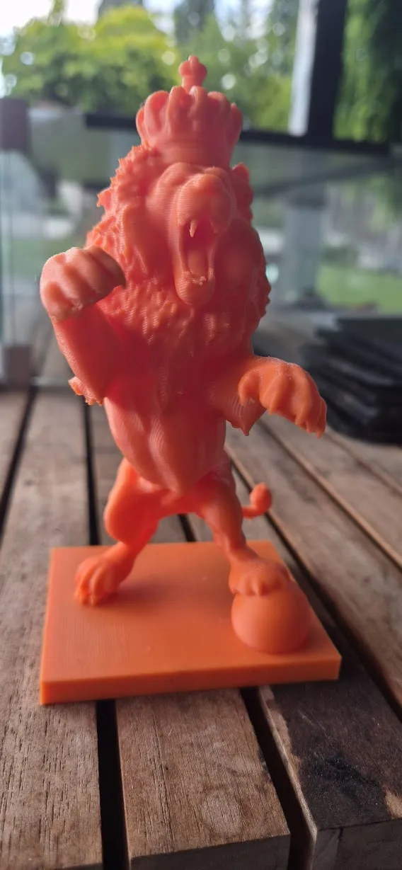 Dutch Lion Football - Free 3D Print Model - MakerWorld