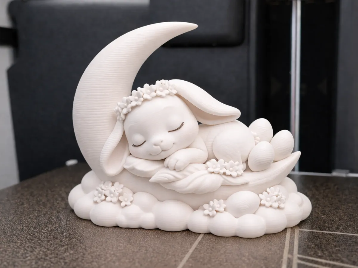 Sleeping Easter Bunny - Free 3D Print Model - MakerWorld