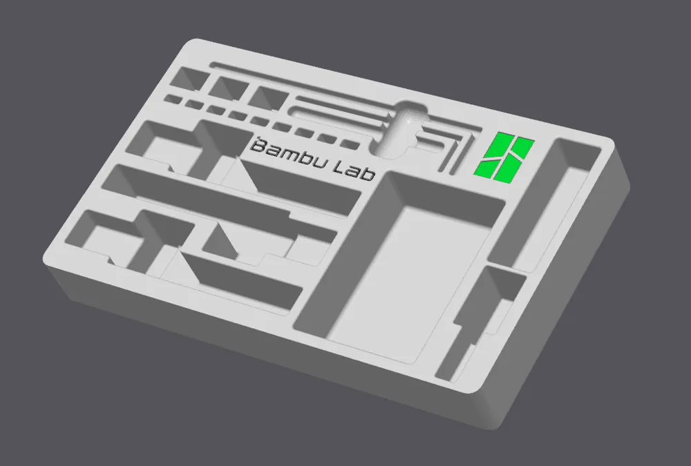 Bambu Lab X1C/P1S/P1P Accessory Box insert by [TP] - MakerWorld
