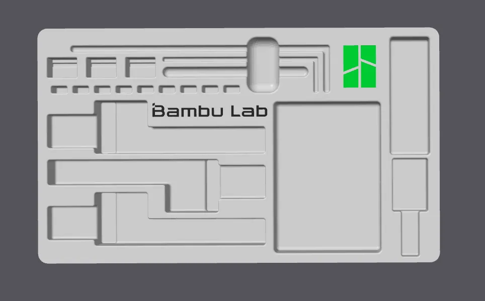Bambu Lab X1C/P1S/P1P Accessory Box insert - Free 3D Print Model ...