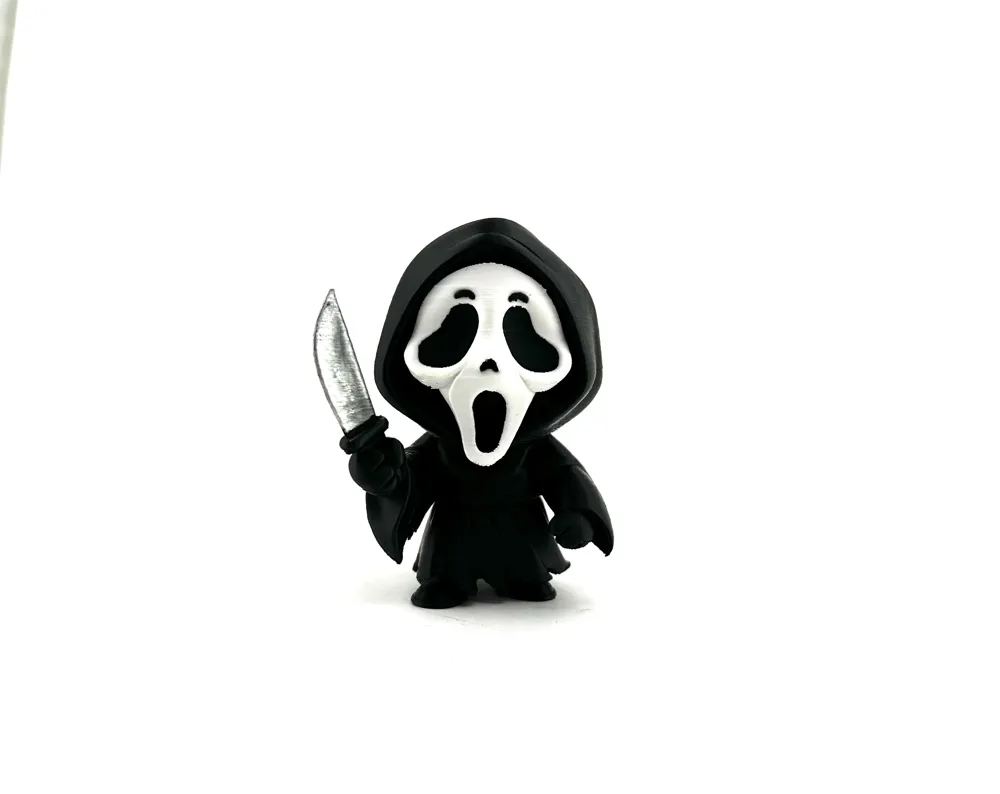 Ghostface Chibi Villain - Free 3D Print Model - MakerWorld