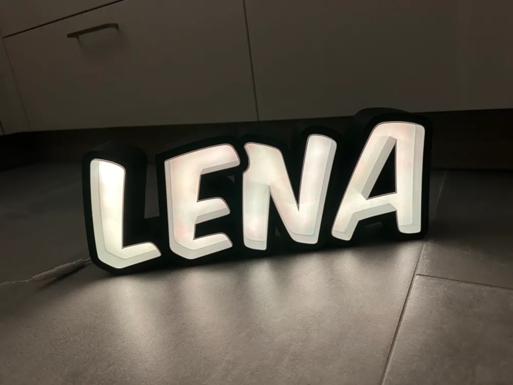 NAMENSSCHILD - LENA - by 71M - MakerWorld