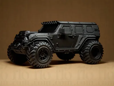4x4 Off Road Car Model by 29FLO MakerWorld: Download Free 3D Models