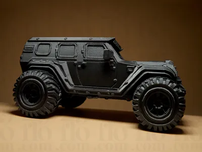 4x4 Off Road Car Model - Free 3D Print Model - MakerWorld