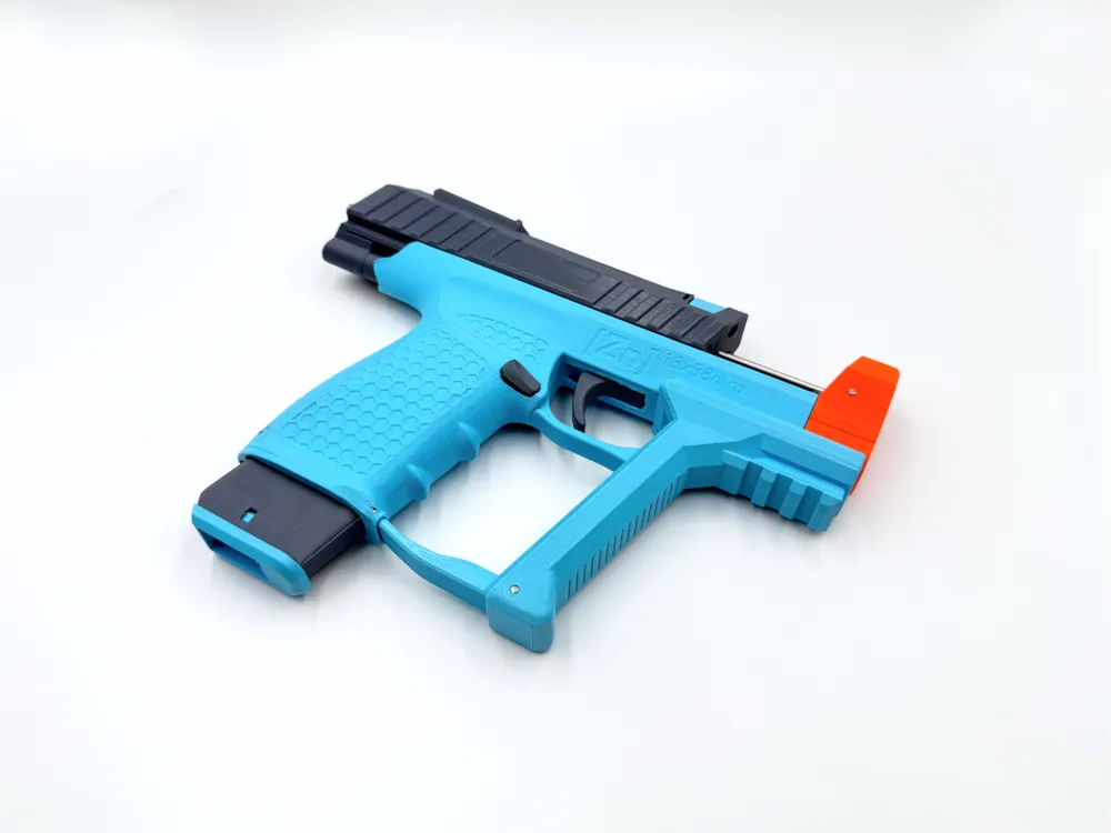 Znc Aus - Compact Nerf Pistol - Up To 200FPS - Free 3D Print Model ...