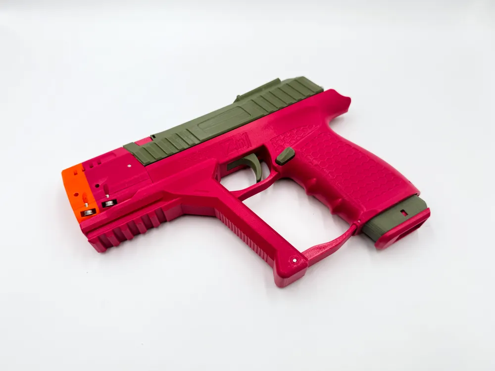 Znc Aus - Compact Nerf Pistol - Up To 200FPS - Free 3D Print Model ...