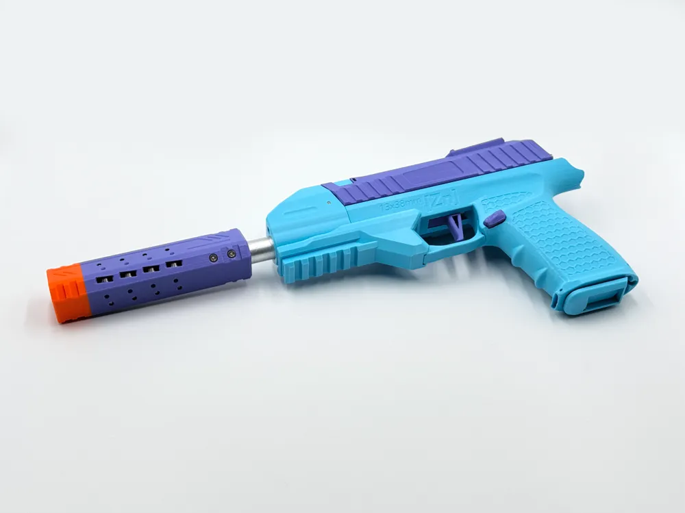 Znc Aus - Compact Nerf Pistol - Up To 200FPS by BMPrintShop MakerWorld ...