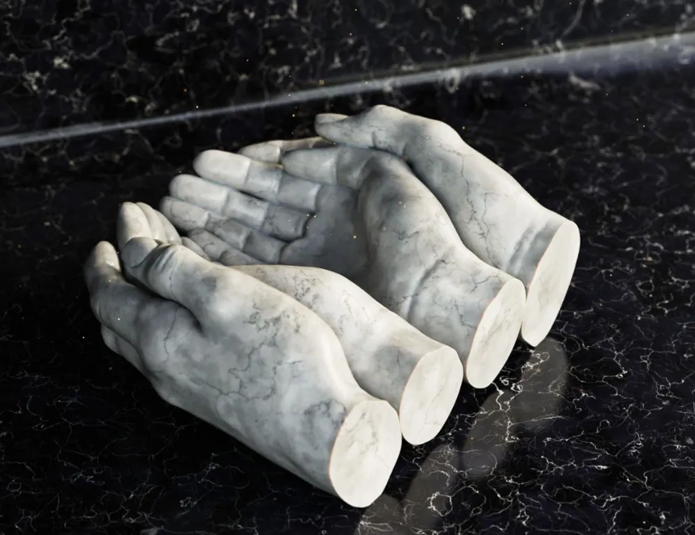 Hands Bowl by uni3Dworld MakerWorld: Download Free 3D Models