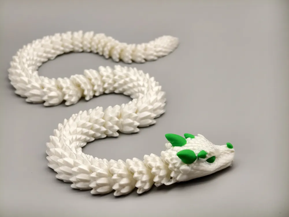 Baby Horned Serpent, no supports, NIMI printable - Free 3D Print Model ...
