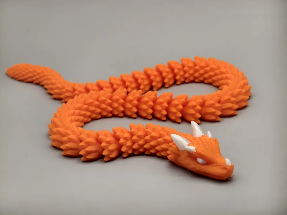 Baby Horned Serpent, no supports, NIMI printable - Free 3D Print Model ...