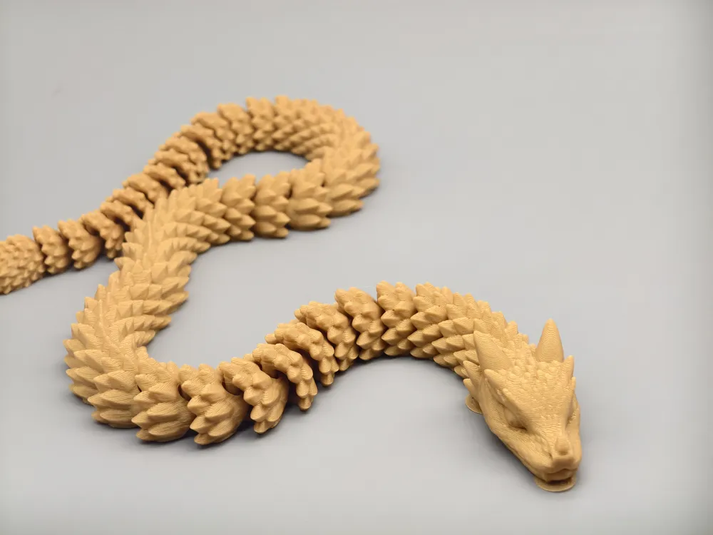 Baby Horned Serpent, no supports, NIMI printable - Free 3D Print Model ...