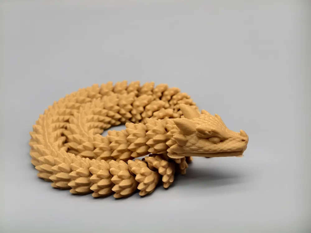 Baby Horned Serpent, no supports, NIMI printable - Free 3D Print Model ...