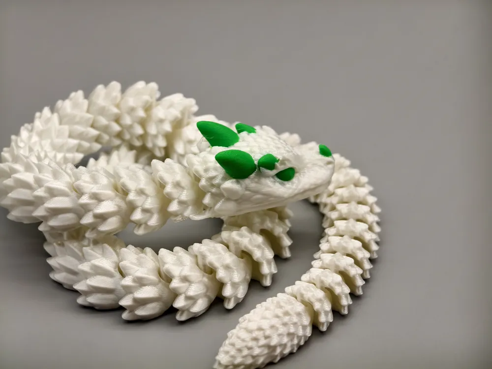 Baby Horned Serpent, no supports, NIMI printable - Free 3D Print Model ...