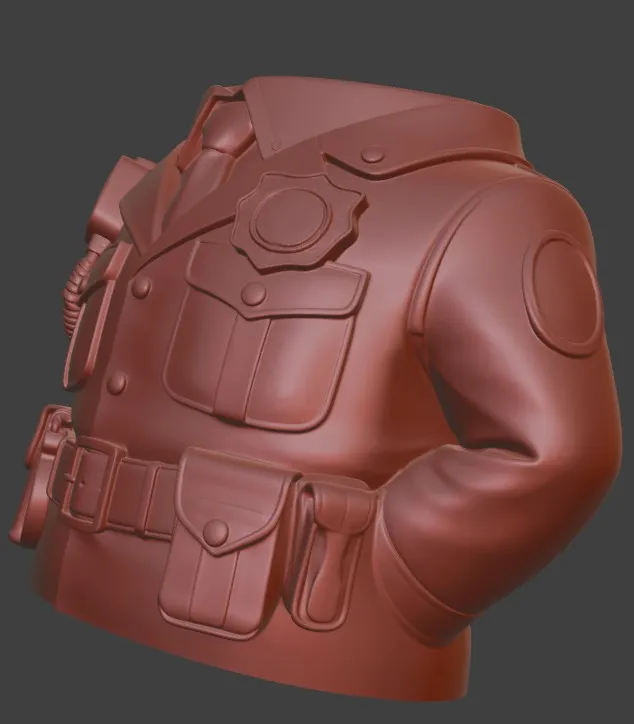 Police Uniform Pen Holder - Free 3D Print Model - MakerWorld