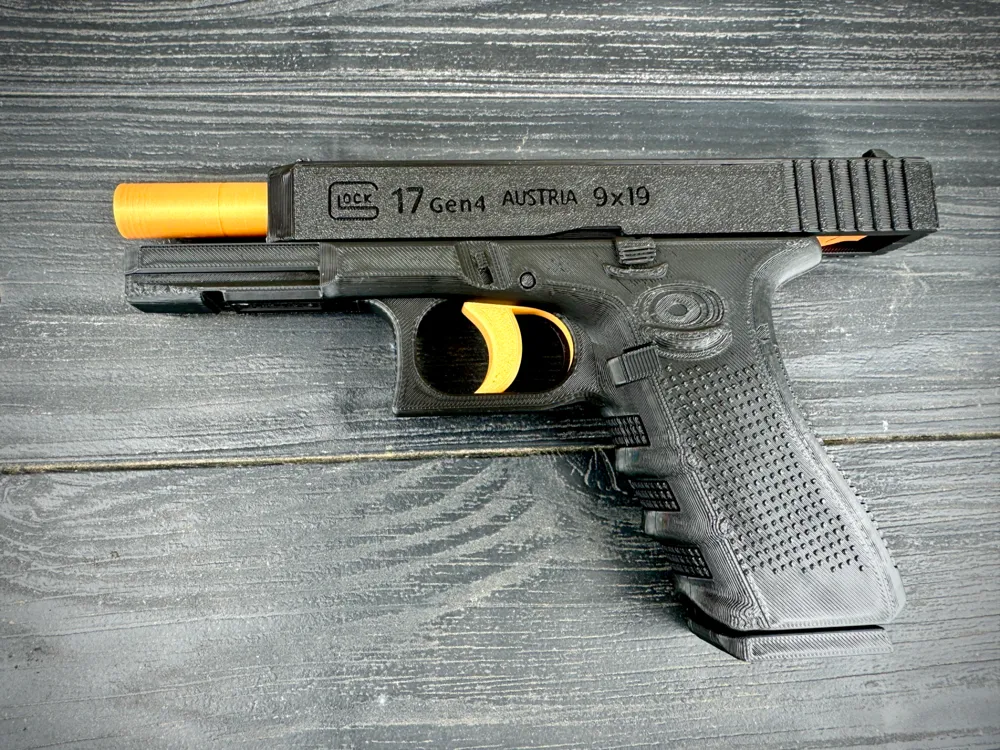 Glock 17 realistic model prop blowback by Kriso - MakerWorld