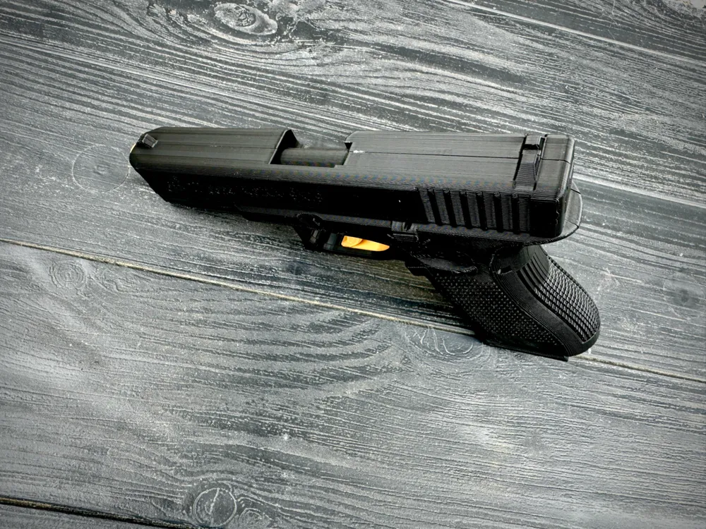 Glock 17 realistic model prop blowback - Free 3D Print Model - MakerWorld