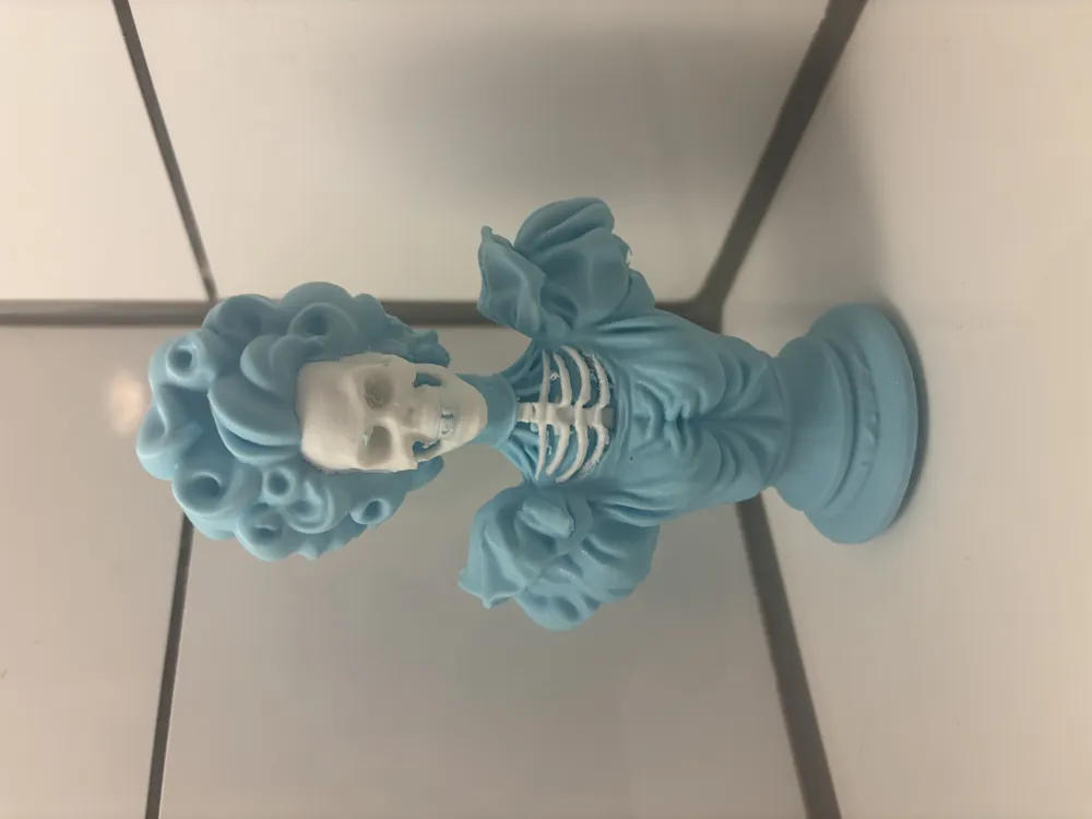 Victorian Lady Skeleton Bust by munozjl MakerWorld: Download Free 3D Models