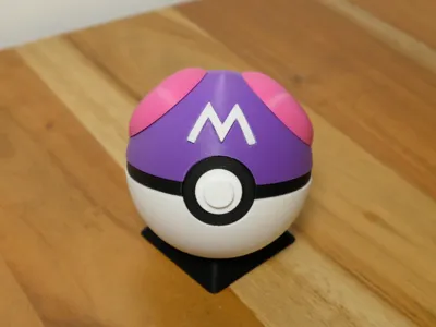 pokemon ball 3d print model download - MakerWorld