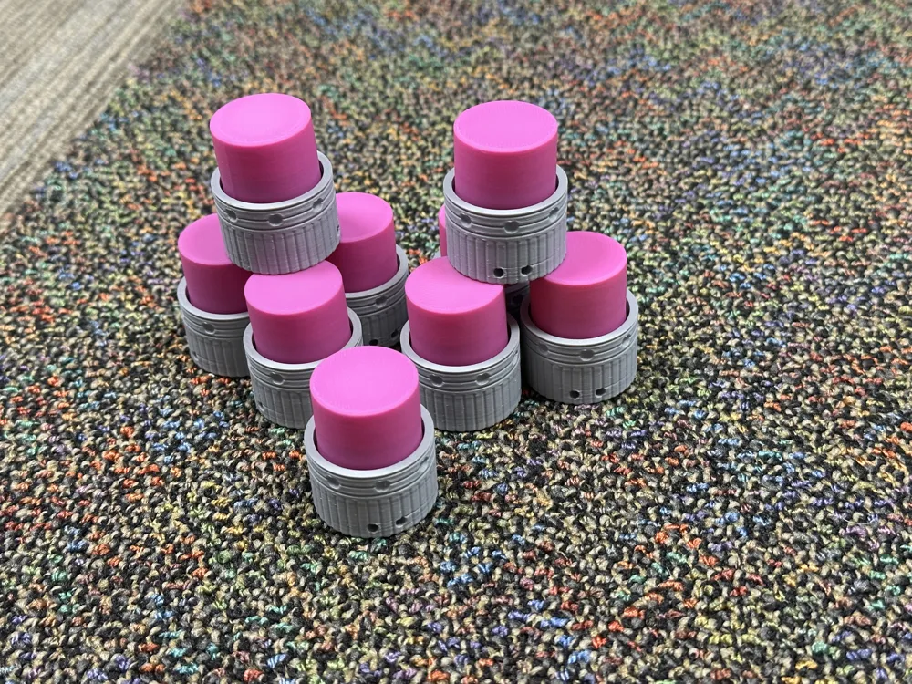 Pencil Eraser Fidget Clicker by NES 3D MakerWorld: Download Free 3D Models