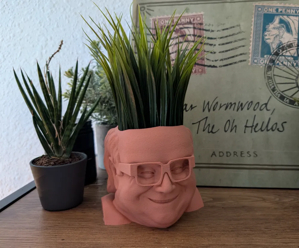 Danny DeVito Plant Pot (With drainage hole) - Free 3D Print Model ...