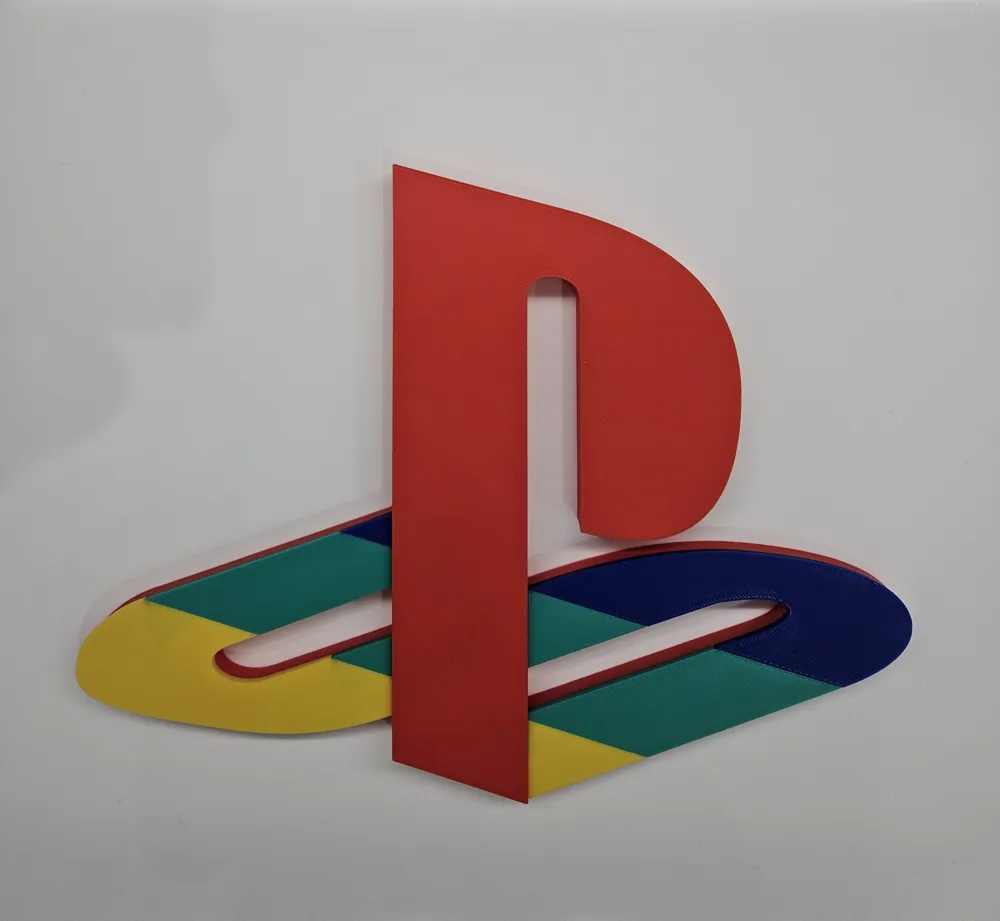 PS1 Playstation Logo by DimensionX3D MakerWorld: Download Free 3D Models