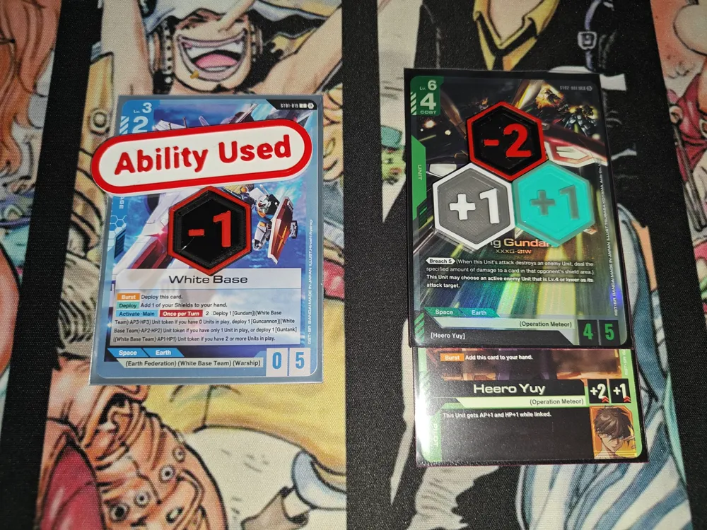 Bandai Gundam TCG tokens (work also for One Piece) - Free 3D Print ...