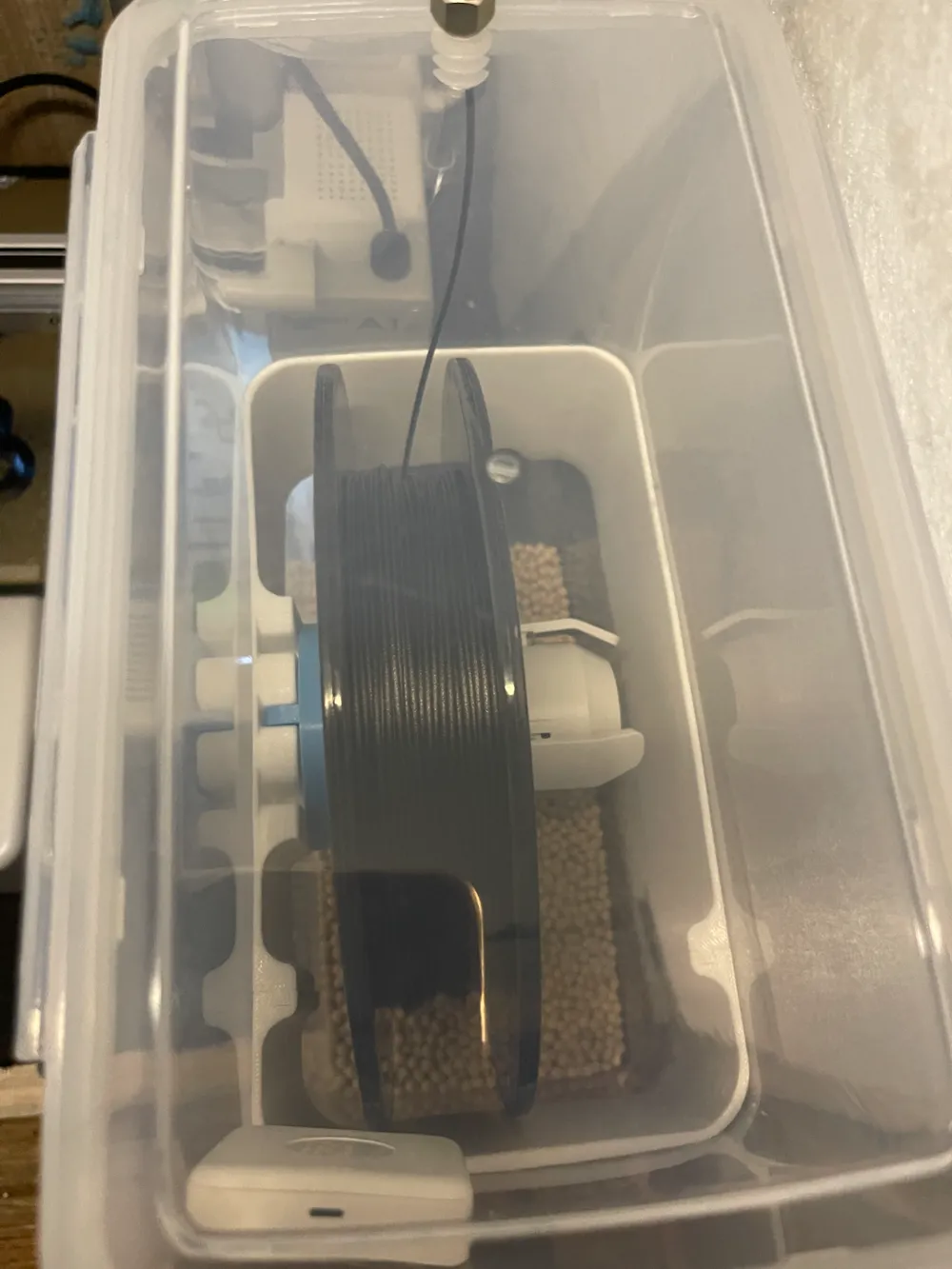 5.8L DryBox spool holder use A1 Rotary holder by skywolf - MakerWorld