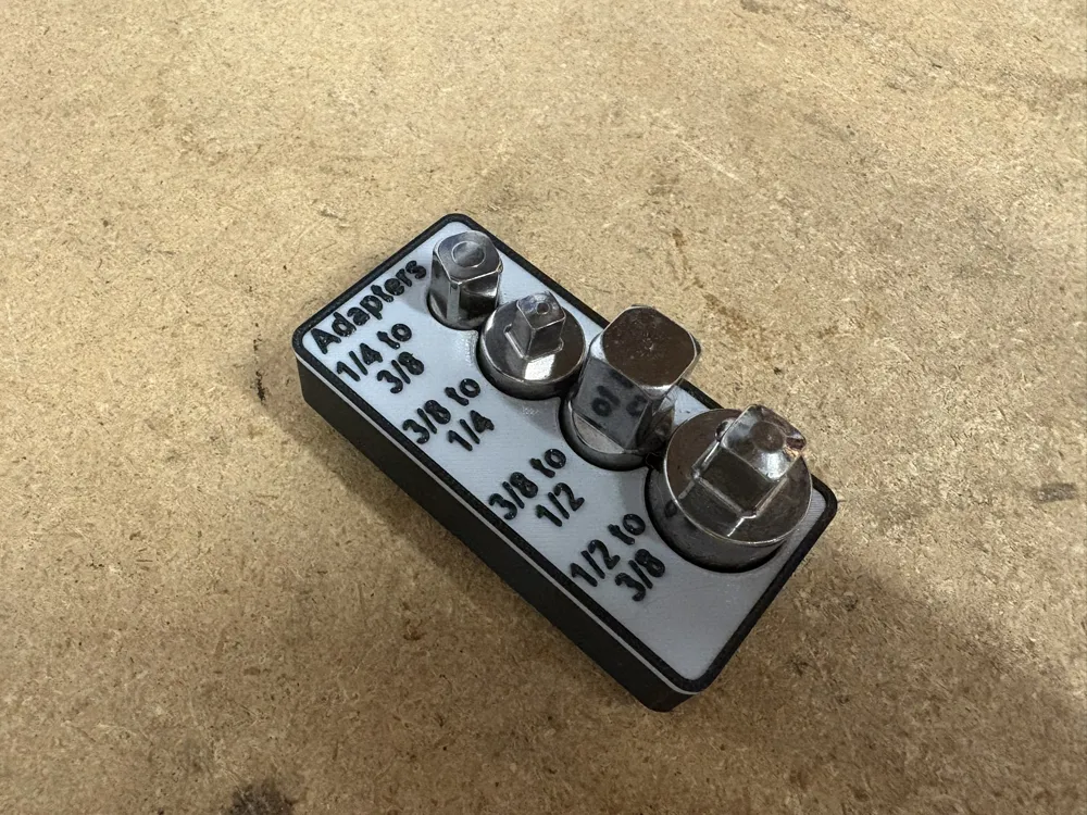 Gridfinity Socket Adapters Holder - Free 3D Print Model - MakerWorld