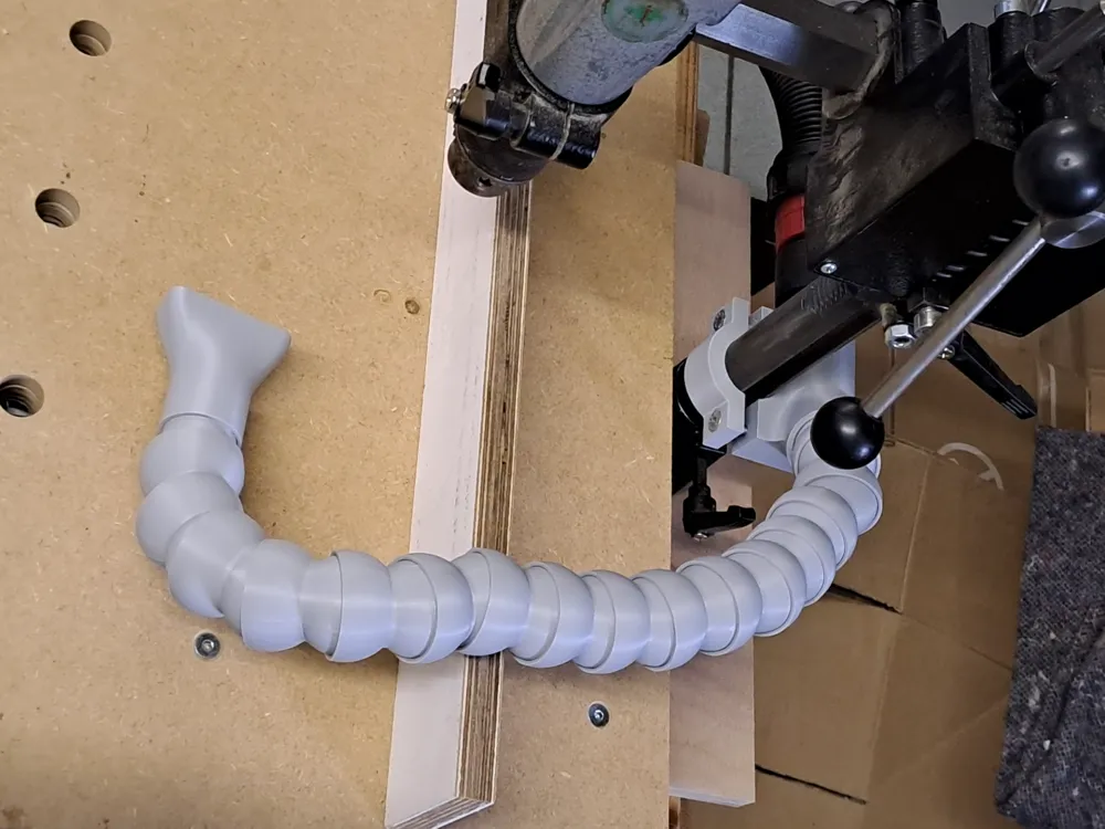 Clamp for Flexible Hose for Dust Extraction by rallek_gmh - MakerWorld