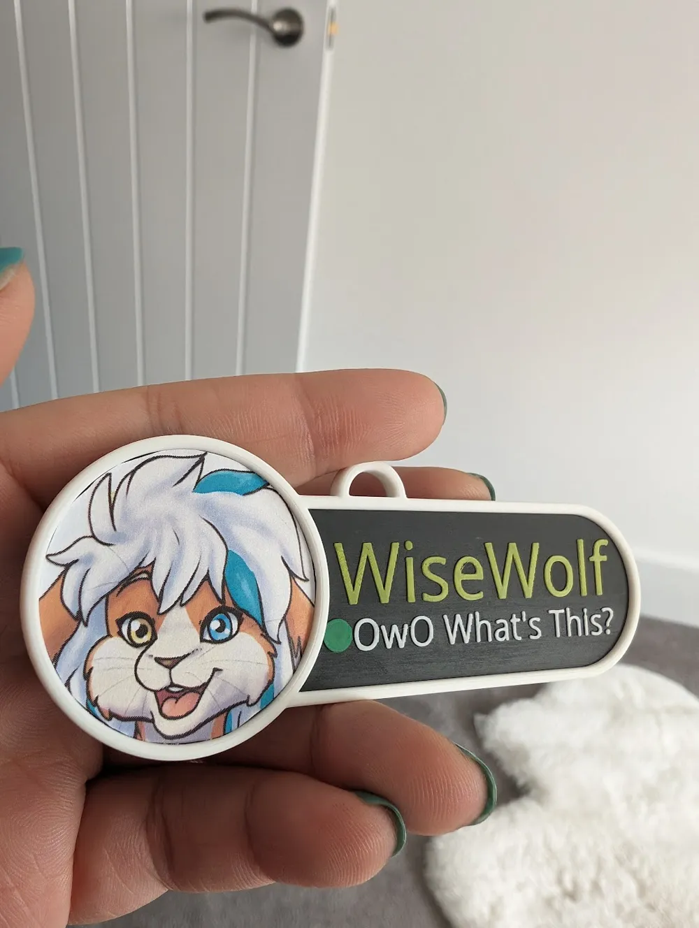 VRC Nameplate Hanger Tag by WiseWolf - MakerWorld