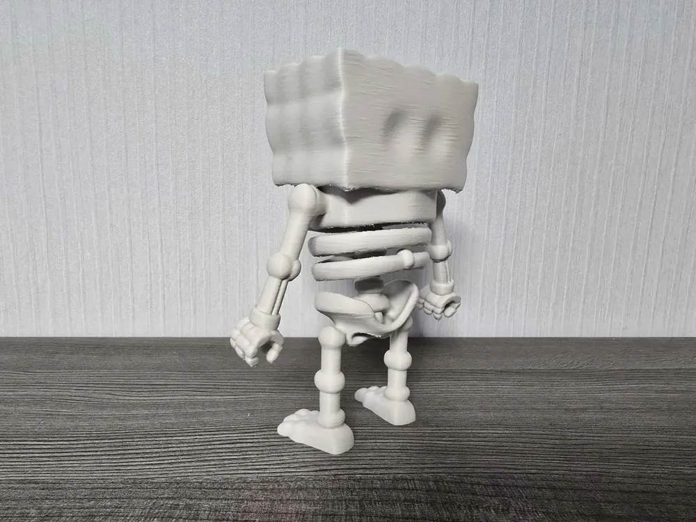 Dead SpongeBob Skeleton * Figure ~15 cm * No AMS by HeiHei MakerWorld ...