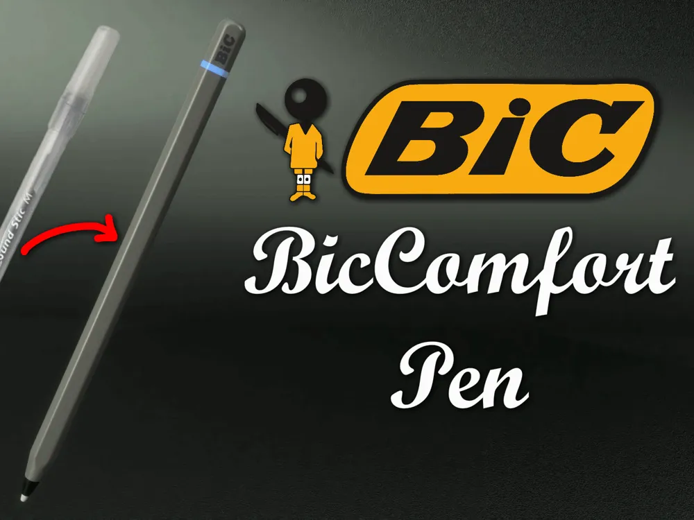 Bic Pen Comfort - Free 3D Print Model - MakerWorld