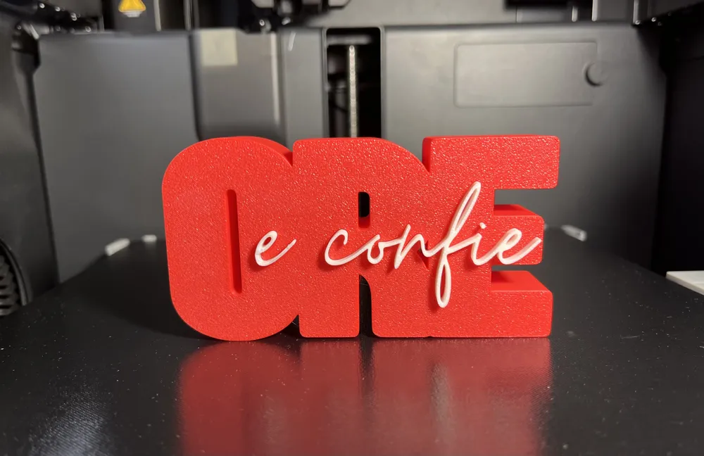 Placas Decorativas "Ore e Confie" (colorida e em múltiplas partes) por ...