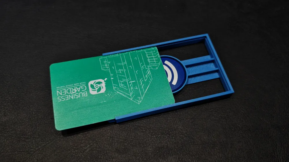Card and RFID tag holder - Free 3D Print Model - MakerWorld
