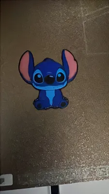Stitch sitting fidget clicker keyboard switch by creachick3d MakerWorld ...