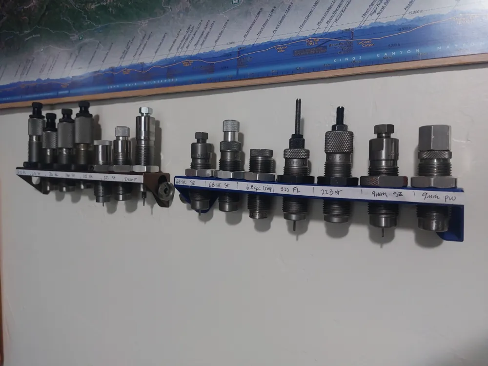 Reloading Dies Wall Mount Organization by SDK_3DS - MakerWorld