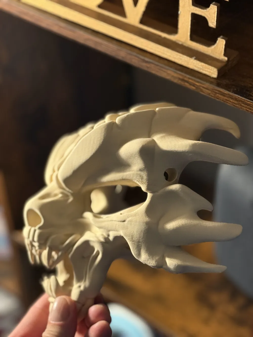 Dragon Bone Skull Mask "Ashbone Wyrm" - Free 3D Print Model - MakerWorld