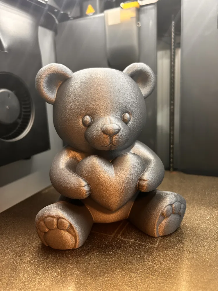 Valentine's Day Teddy Bear - Free 3D Print Model - MakerWorld