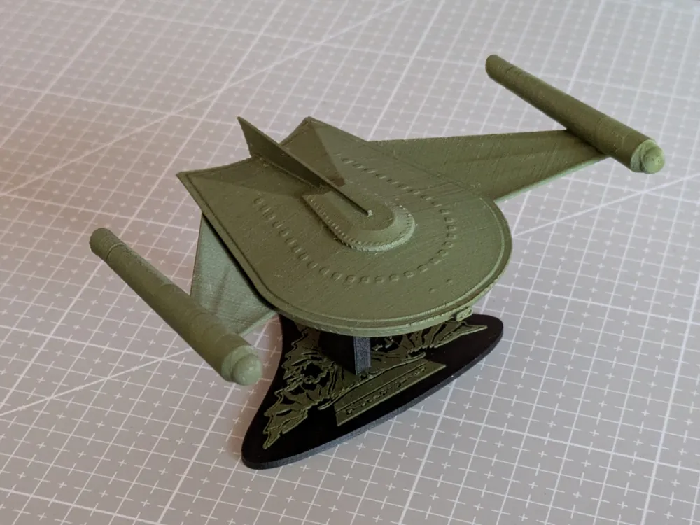 Romulan Bird of Prey 1:2000 Balance of Terror TOS by Alby312 MakerWorld ...